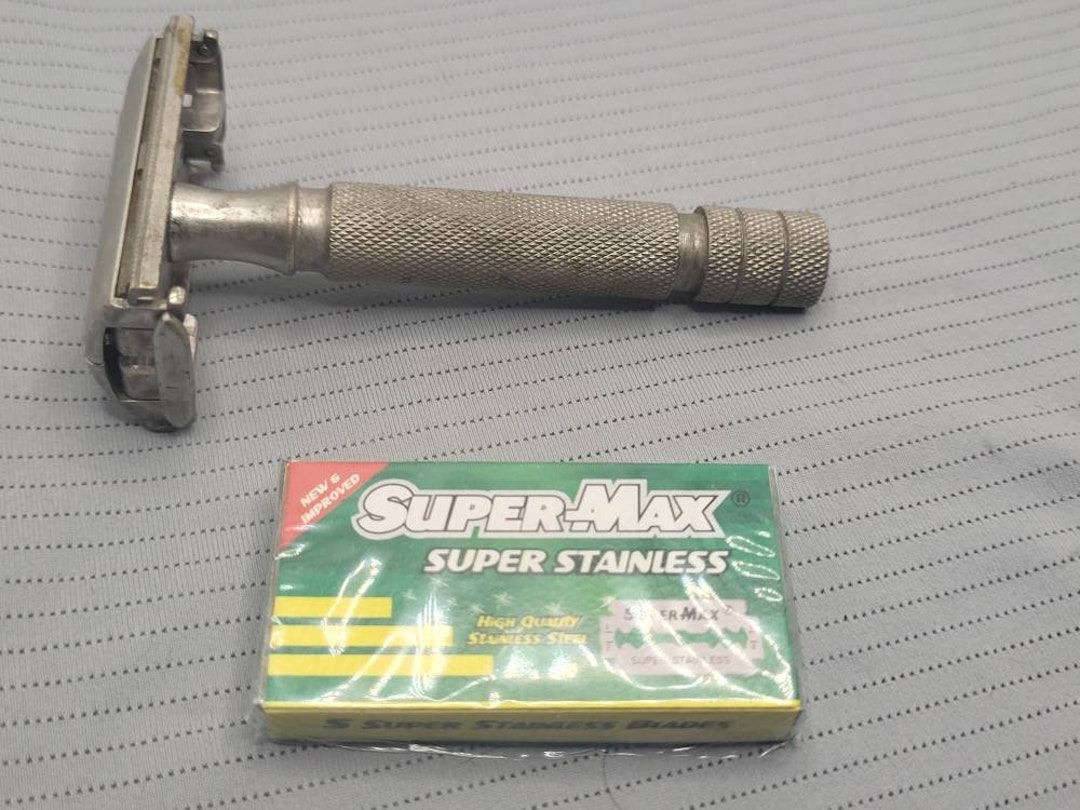 Vintage Gillette HD500 England Safety Razor, Parat Style Handle, New ...