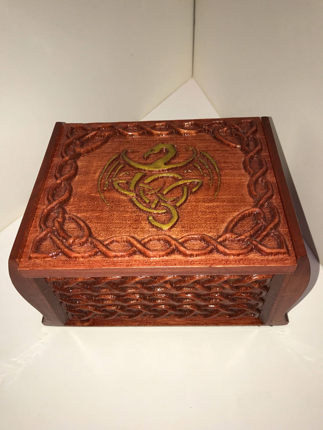 Celtic Dragon Box - Etsy