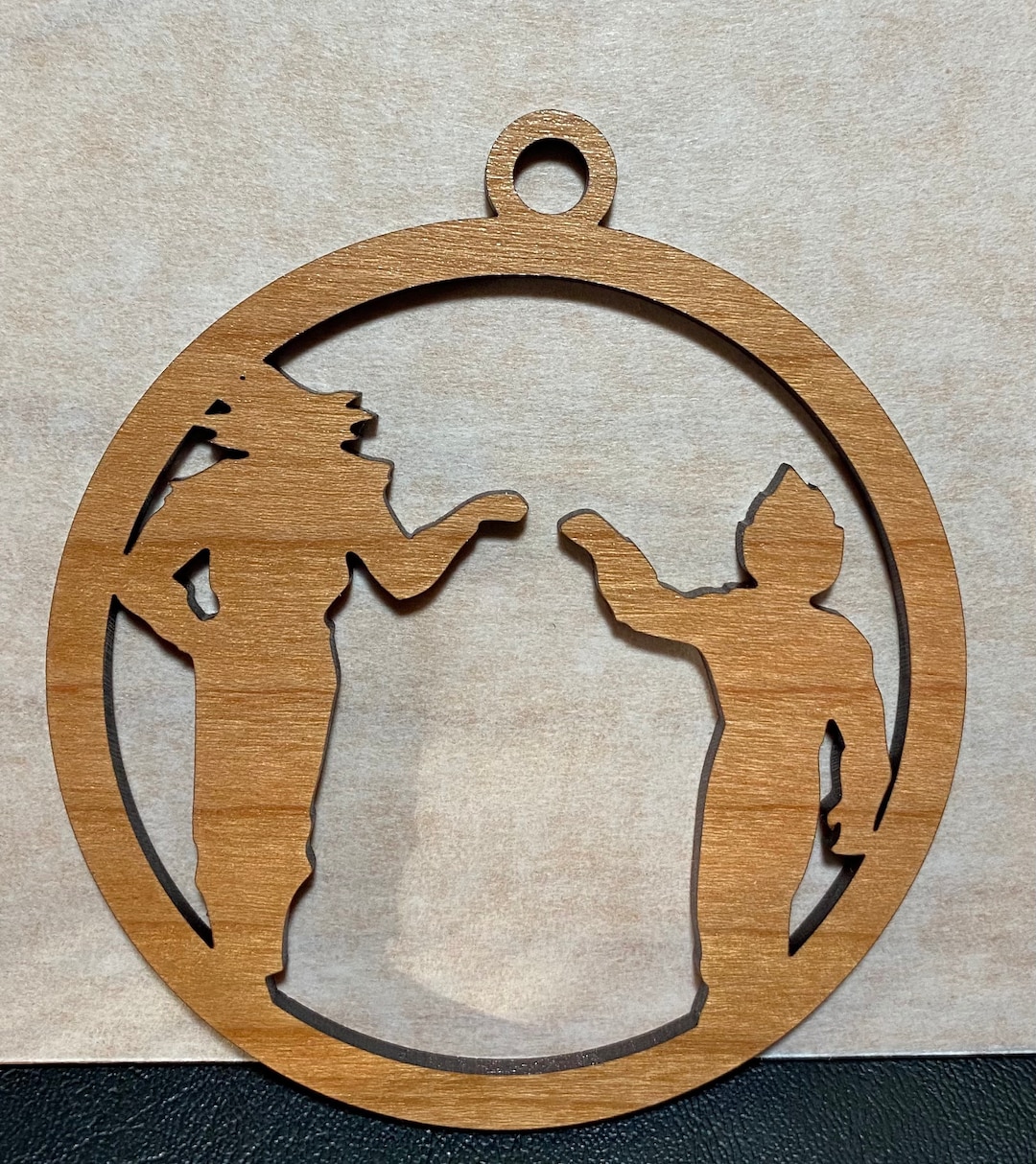 Goku & Vegeta Fist Bump Silhouette Ornament — Dragon Ball Z Fan Art ...