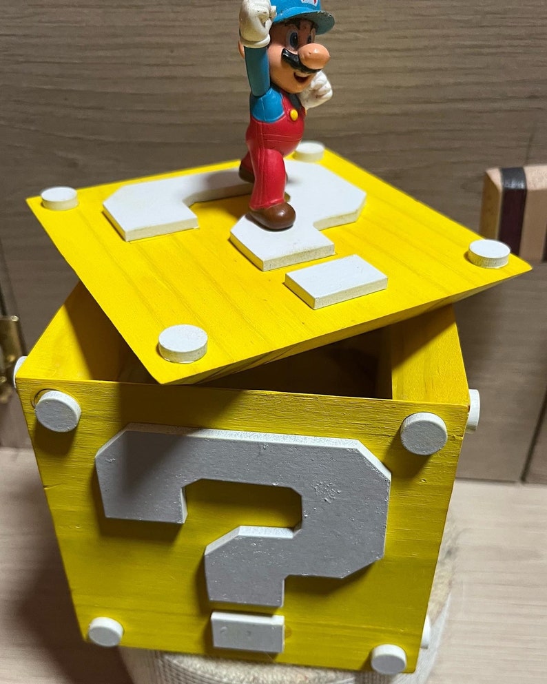 Mario Bros Inspired Trinket Box - Etsy