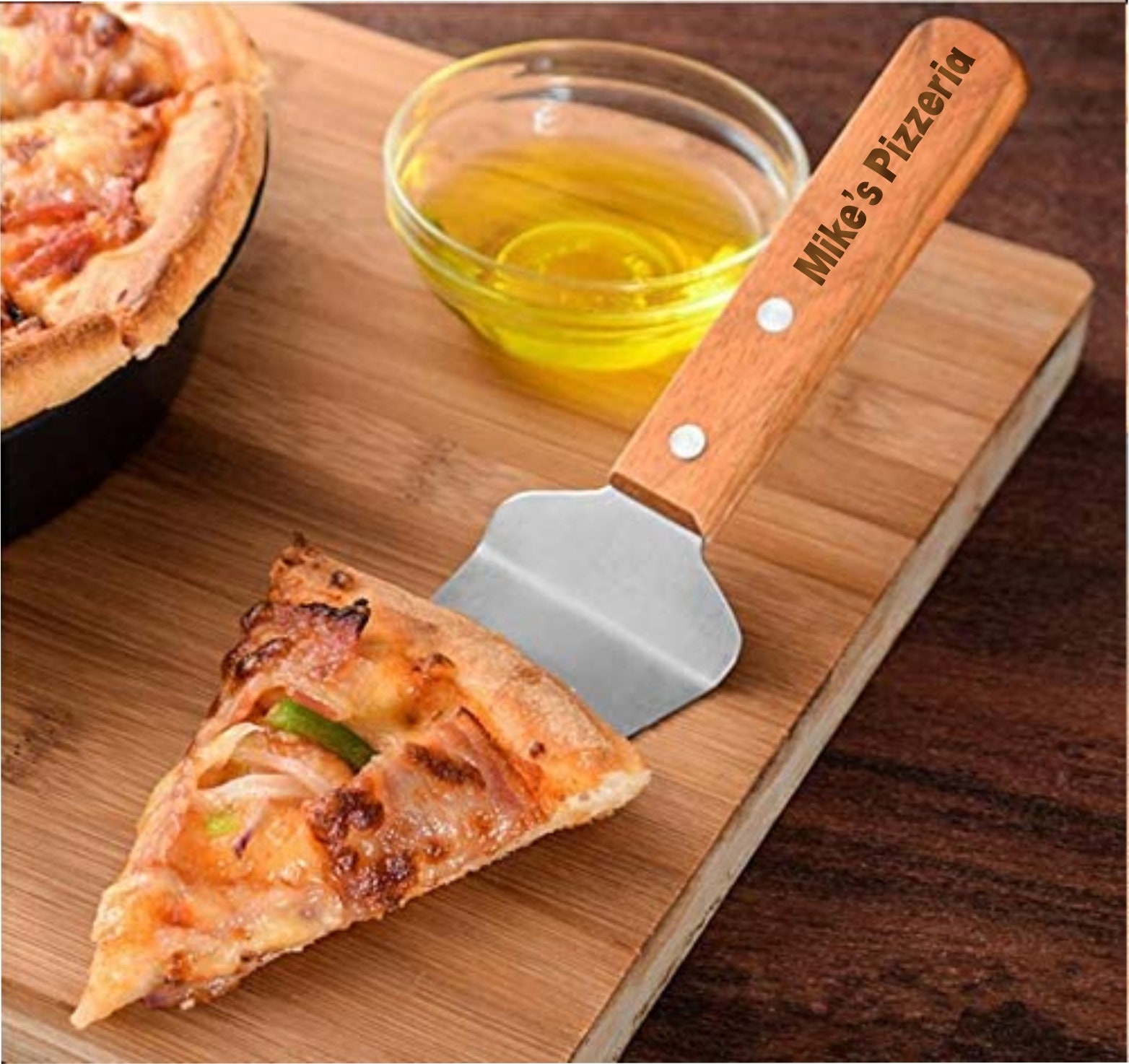 Pie Server With Wood Handle, Personalized Cake Server, Personalized Pie ...