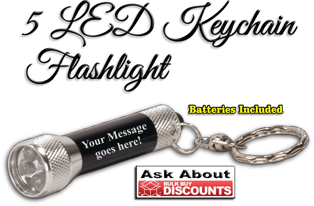 100 Flashlights Engraved One Side - Etsy