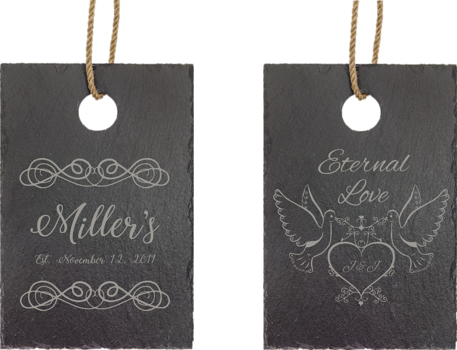 Slate Rectangle Cutting Board Real Stone Cutting Board | Etsy