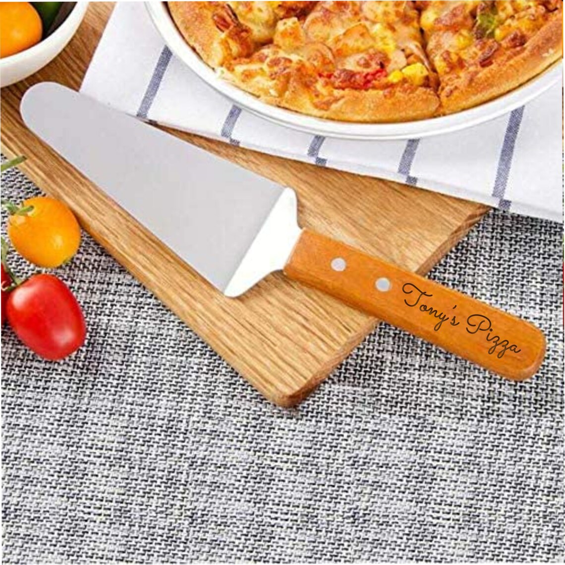 Pie Server With Wood Handle, Personalized Cake Server, Personalized Pie ...