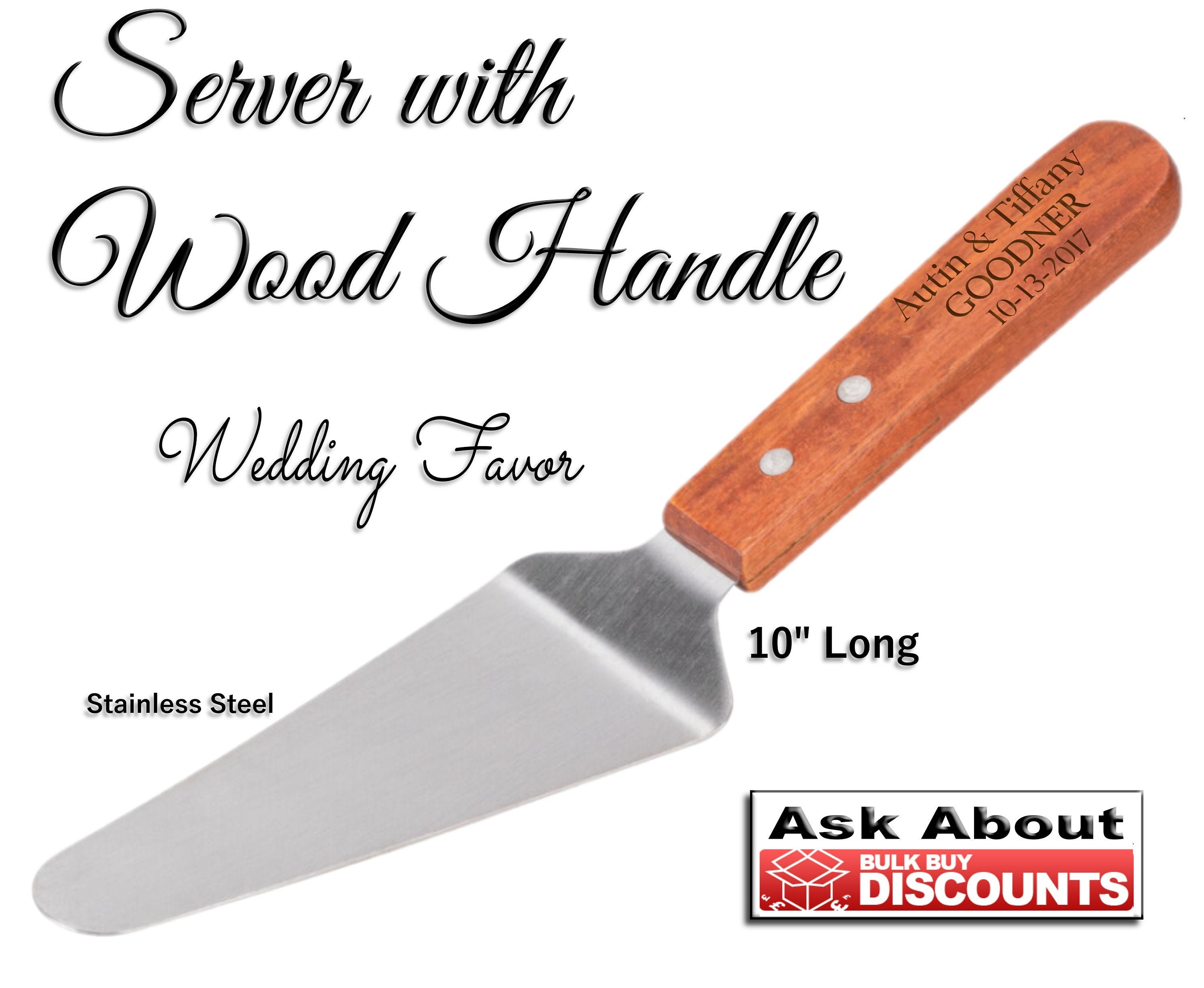 Pie Server With Wood Handle, Personalized Cake Server, Personalized Pie ...