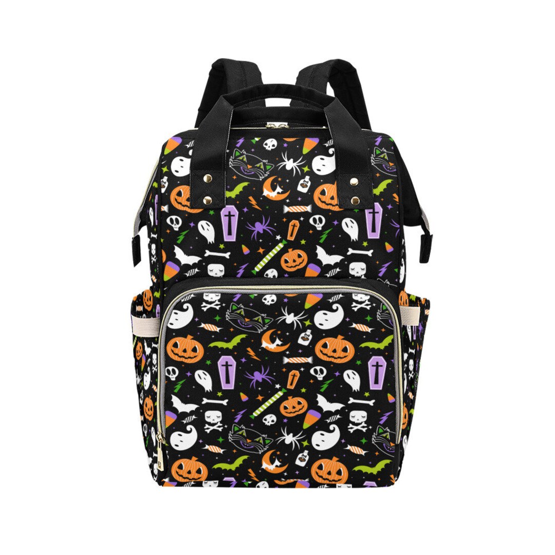 Halloween Diaper Bag, Spooky Diaper Bag, Spooky Diaper Backpack ...