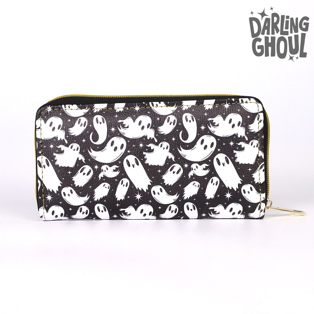 Halloween Ghost Wallet, Spooky Halloween Wallet, Spooky Wallet, Kawaii ...