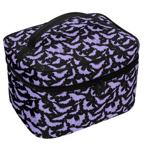 Gothic Bats Makeup Case, Gothic Bats Cosmetic Case, Bats Makeup Case ...