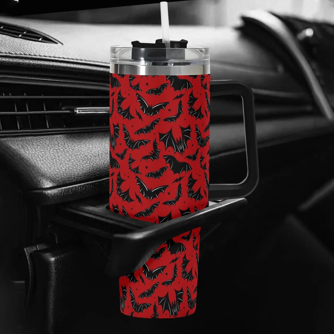 Spooky Halloween Gothic Bat 40 Oz 40 Ounce Travel Mug Tumbler, 40 Oz ...