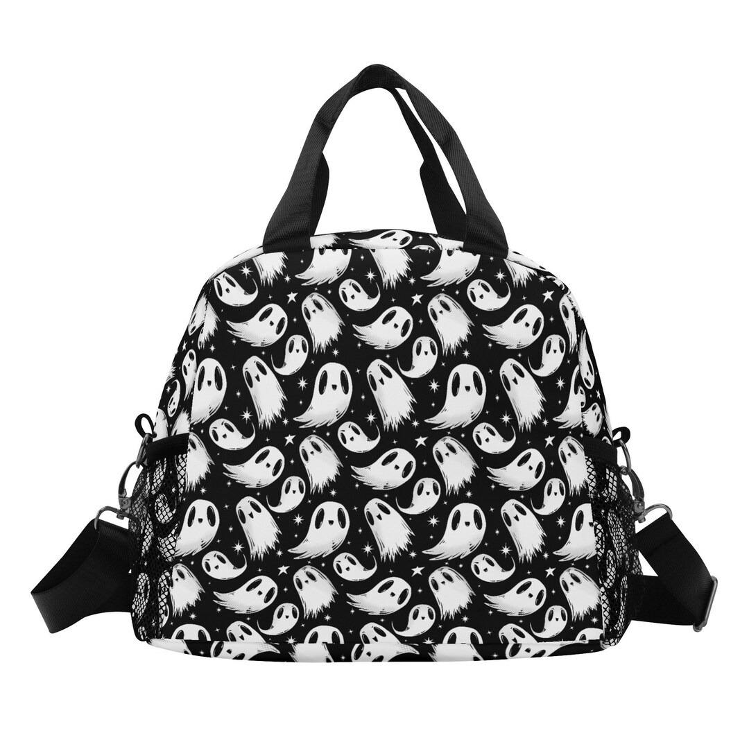 Ghost Lunch Bag, Ghostie Lunch Bag, Gothic Lunch Bag, Gothic Lunch Tote ...