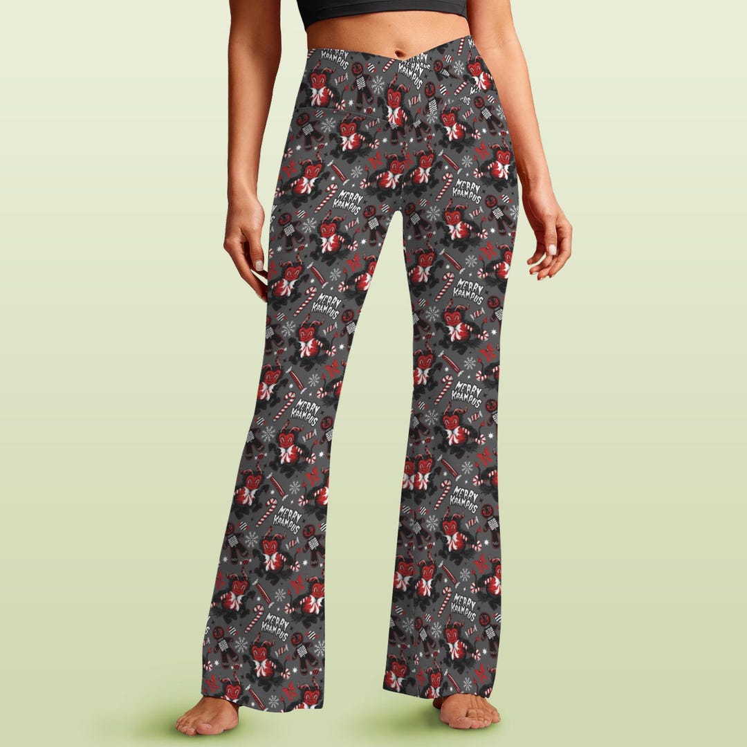 Creepy Xmas Merry Krampus Night Krampusnacht Leggings | Spooky Xmas ...