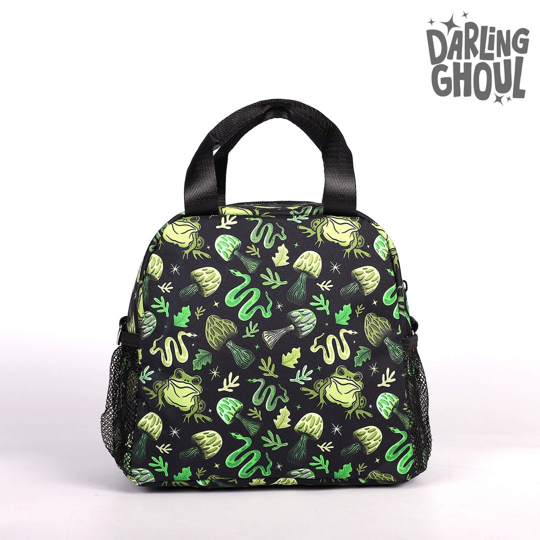 Toad Witch Forestcore Lunch Bag, Witchcore Lunch Bag, Forest Witch ...