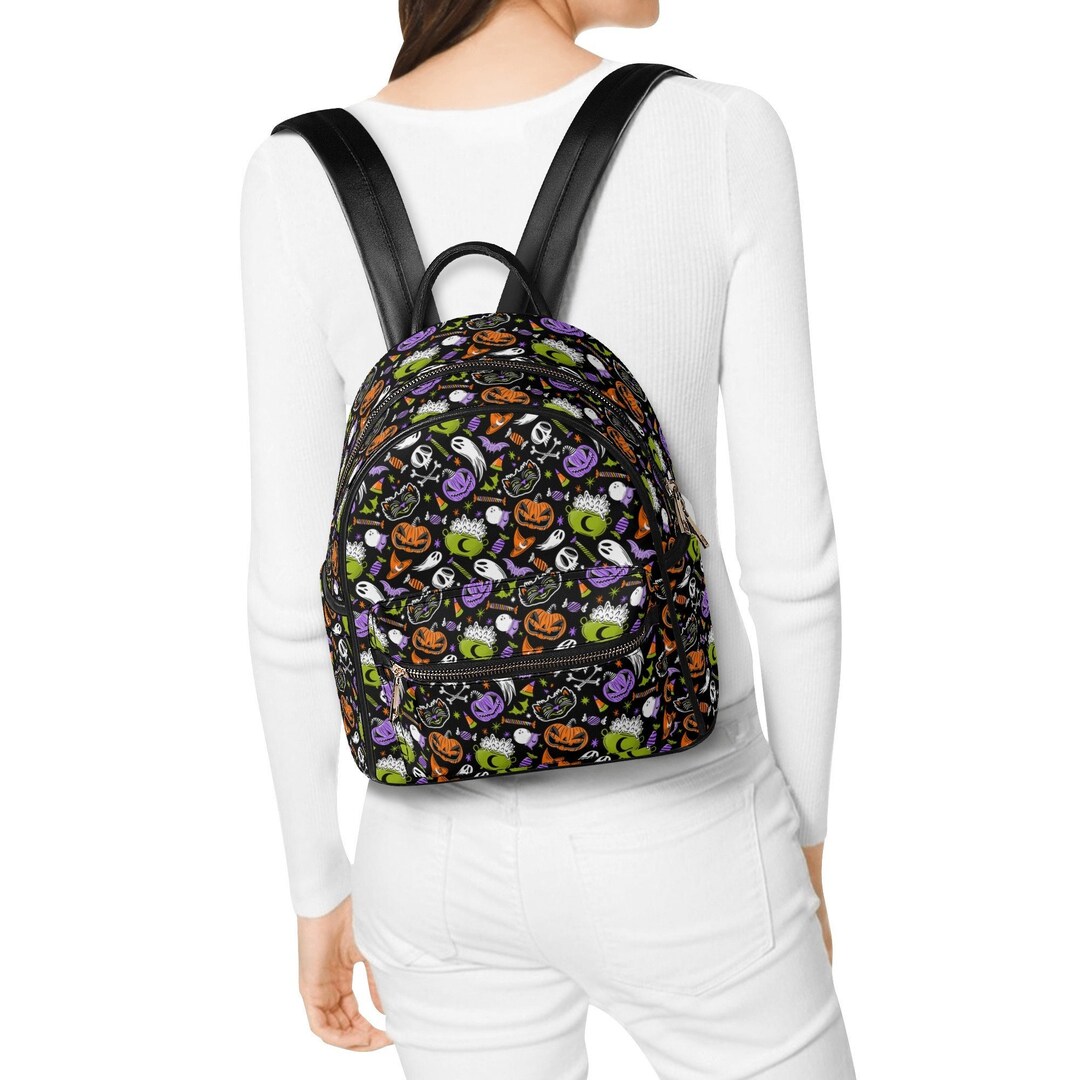 Creepy Cute Spooky Gothic Halloween Backpack, Spooky Cute Halloween ...