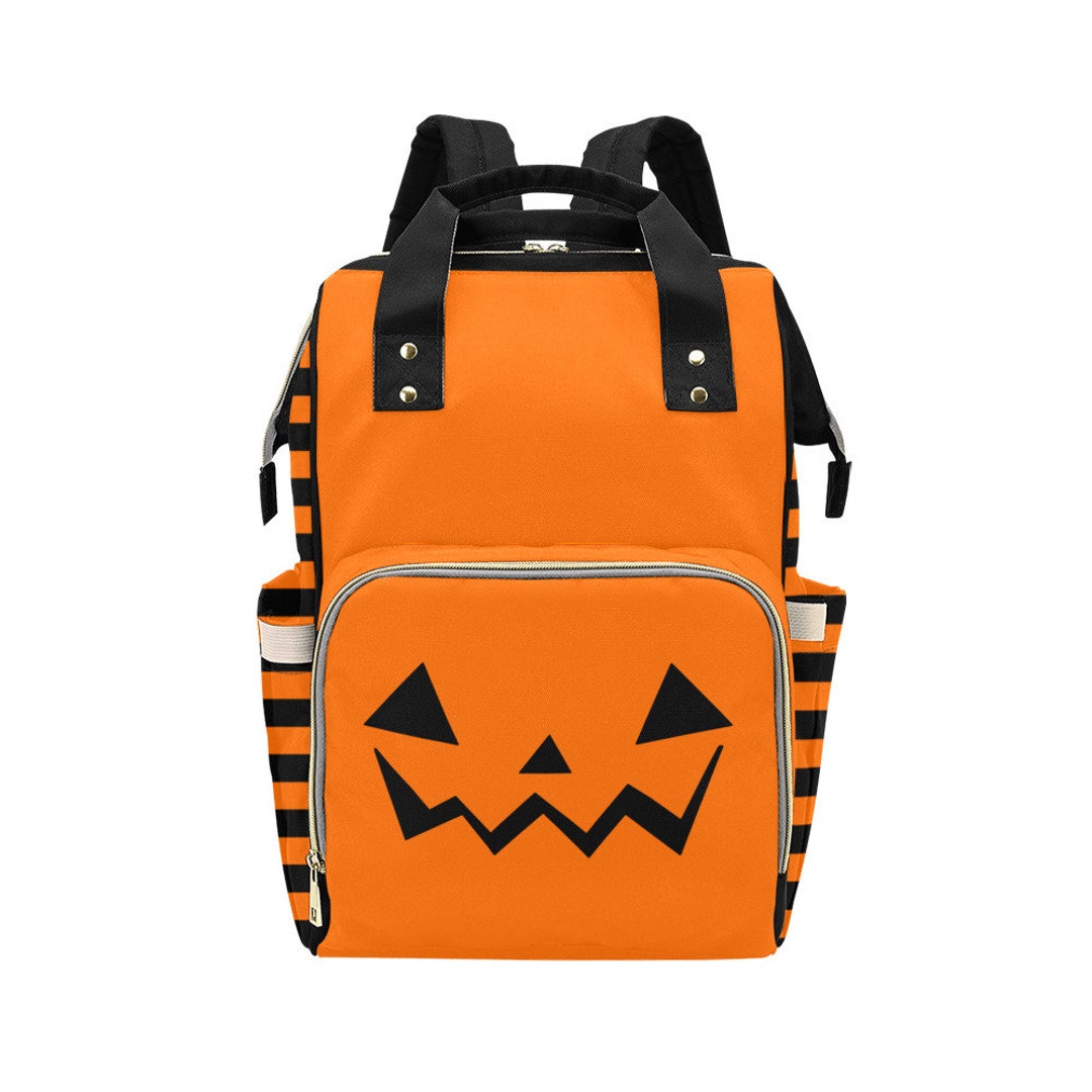 Halloween Diaper Bag, Spooky Diaper Bag, Spooky Diaper Backpack, Jack-o ...