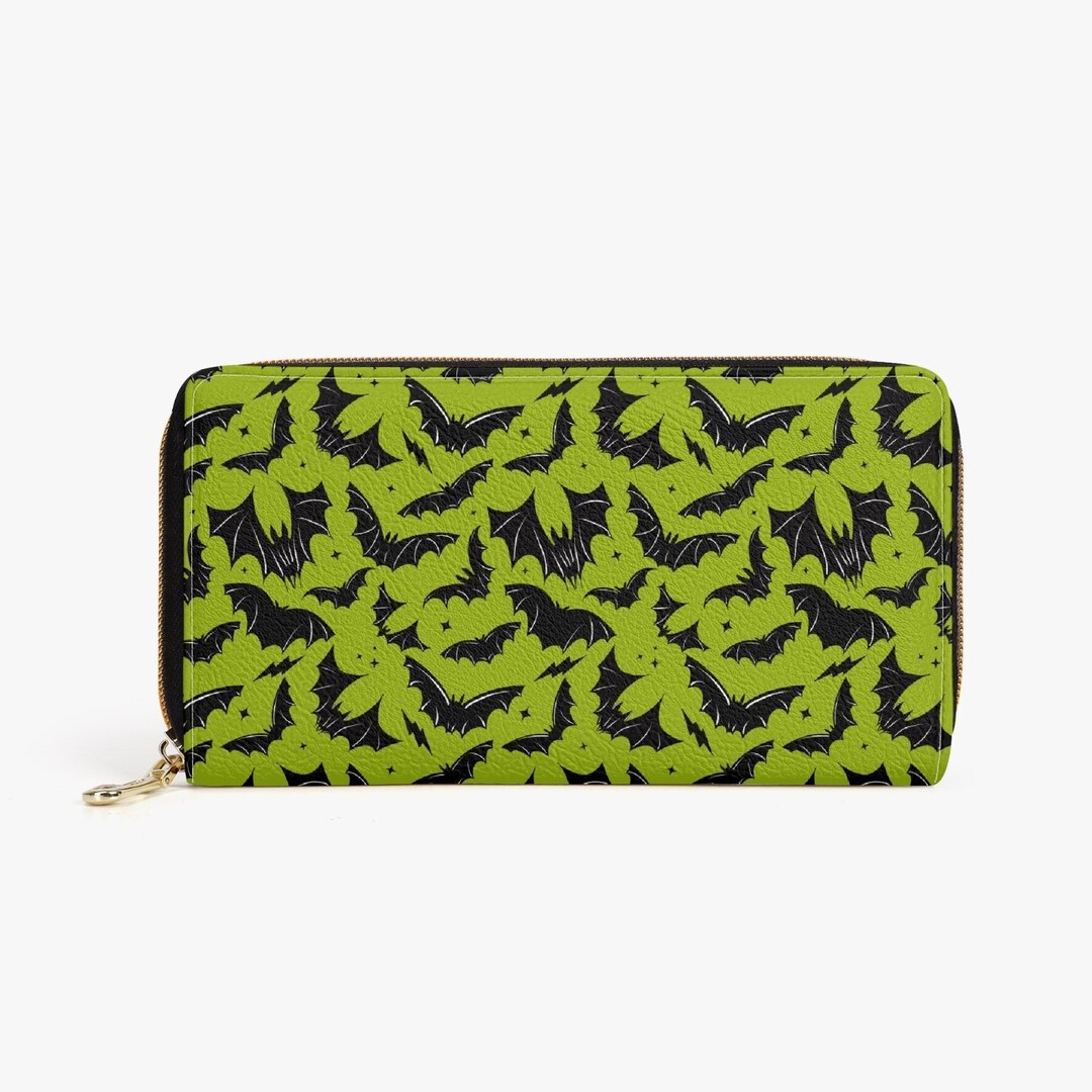Halloween Wallet, Spooky Bats Wallet, Spooky Wallet, Gothic Bats Wallet ...