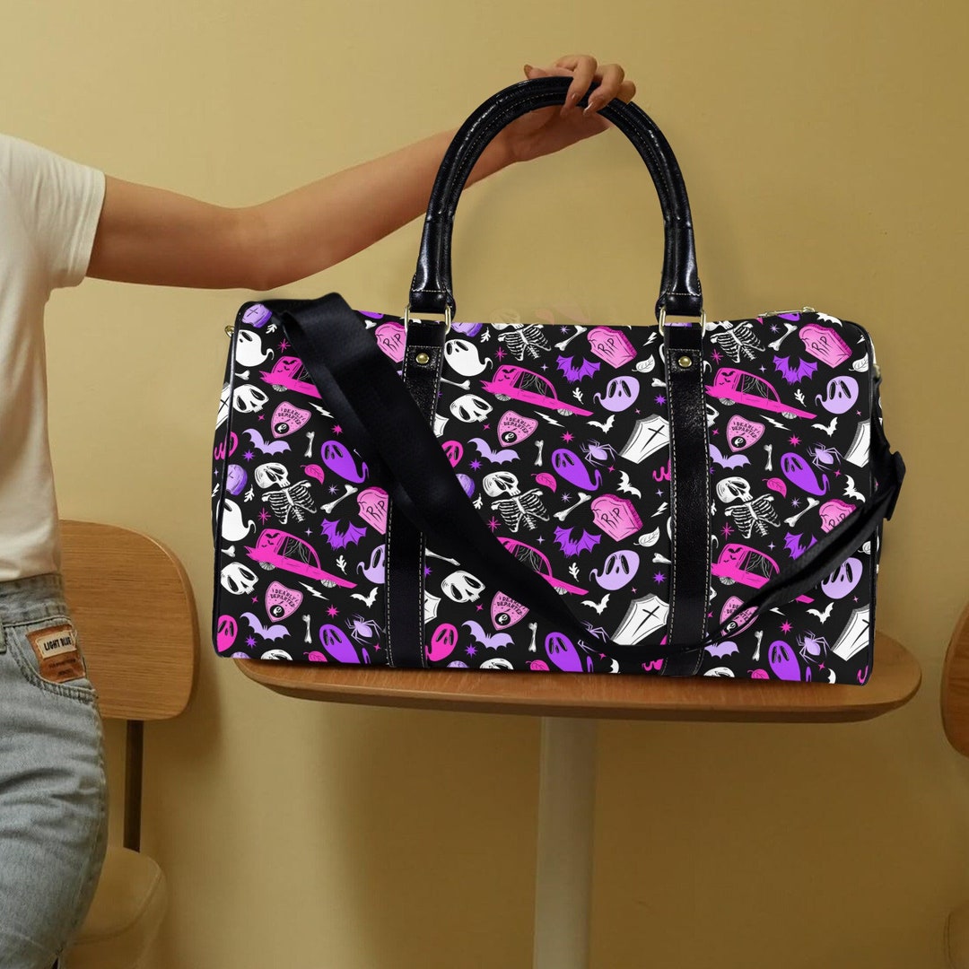 Spooky Cute Pastel Goth Kawaii Halloween Travel Bag, Spooky Halloween ...