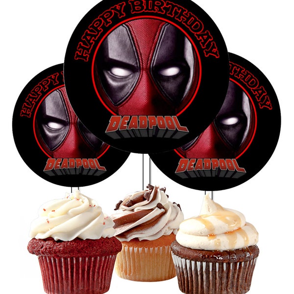 Deadpool Cake Topper - Etsy UK