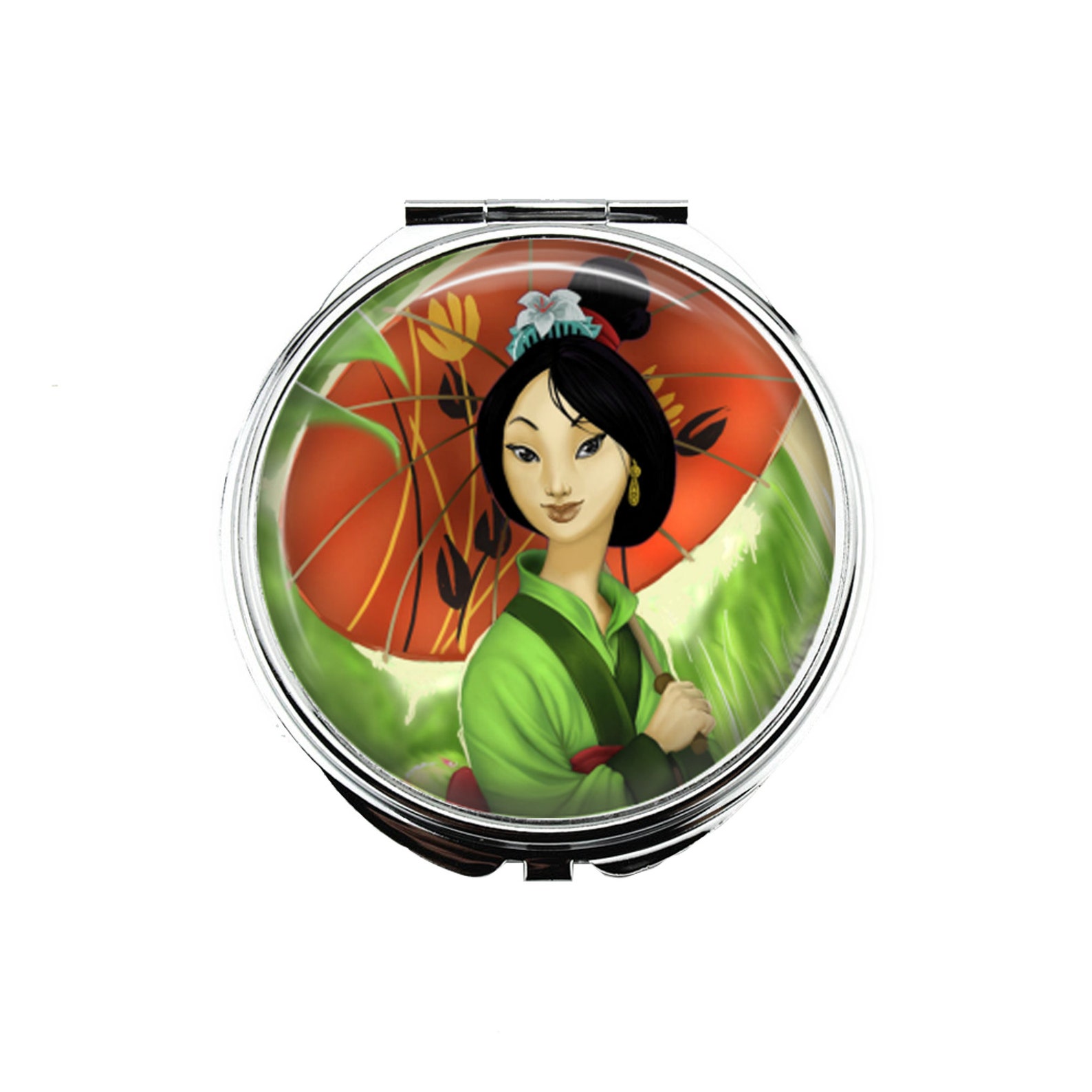 Mulan Compact Mirror Make up Pocket Mirror 2 - Etsy UK