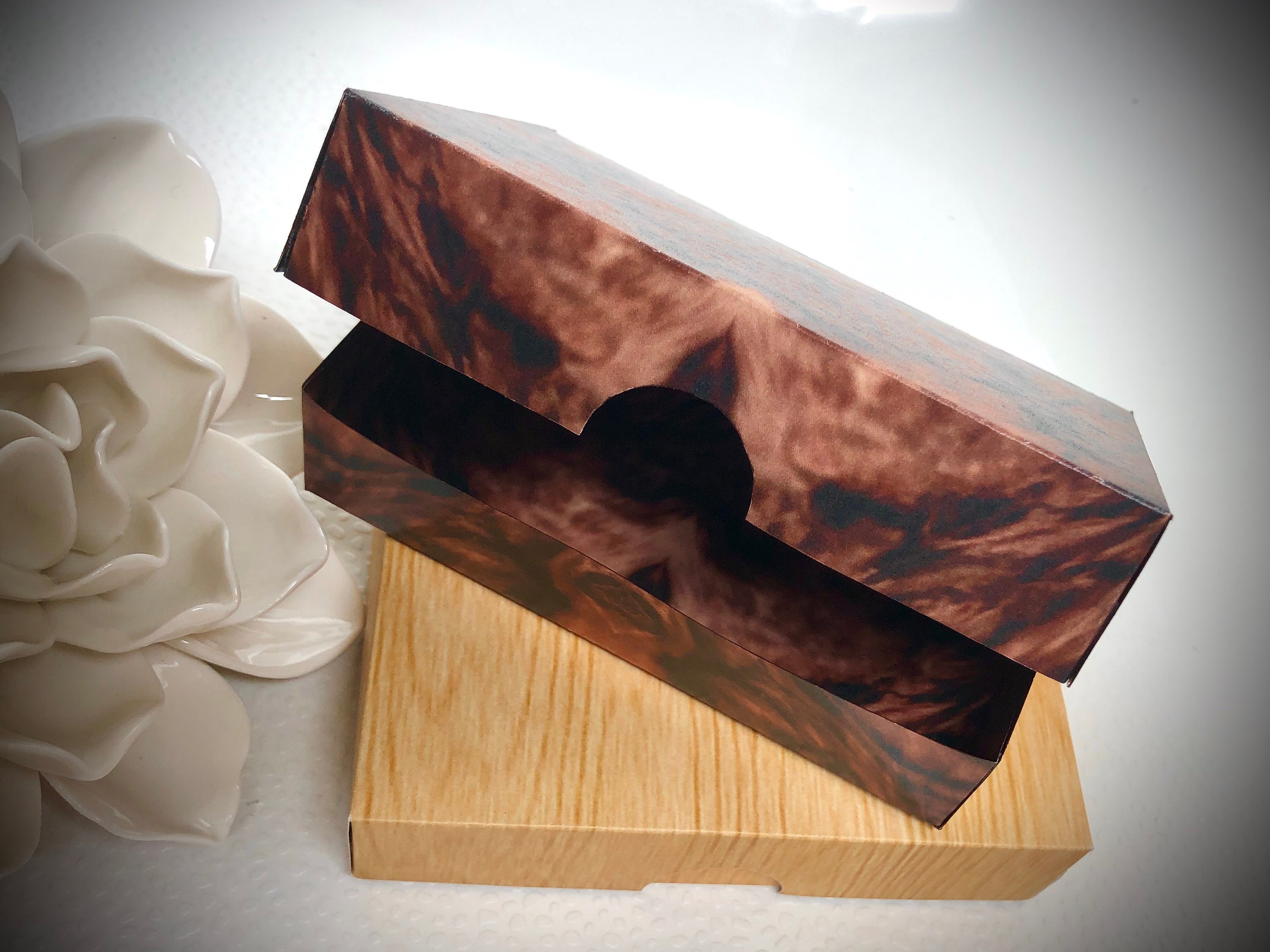 Wooden Box Set (printable Paper Craft) - Etsy