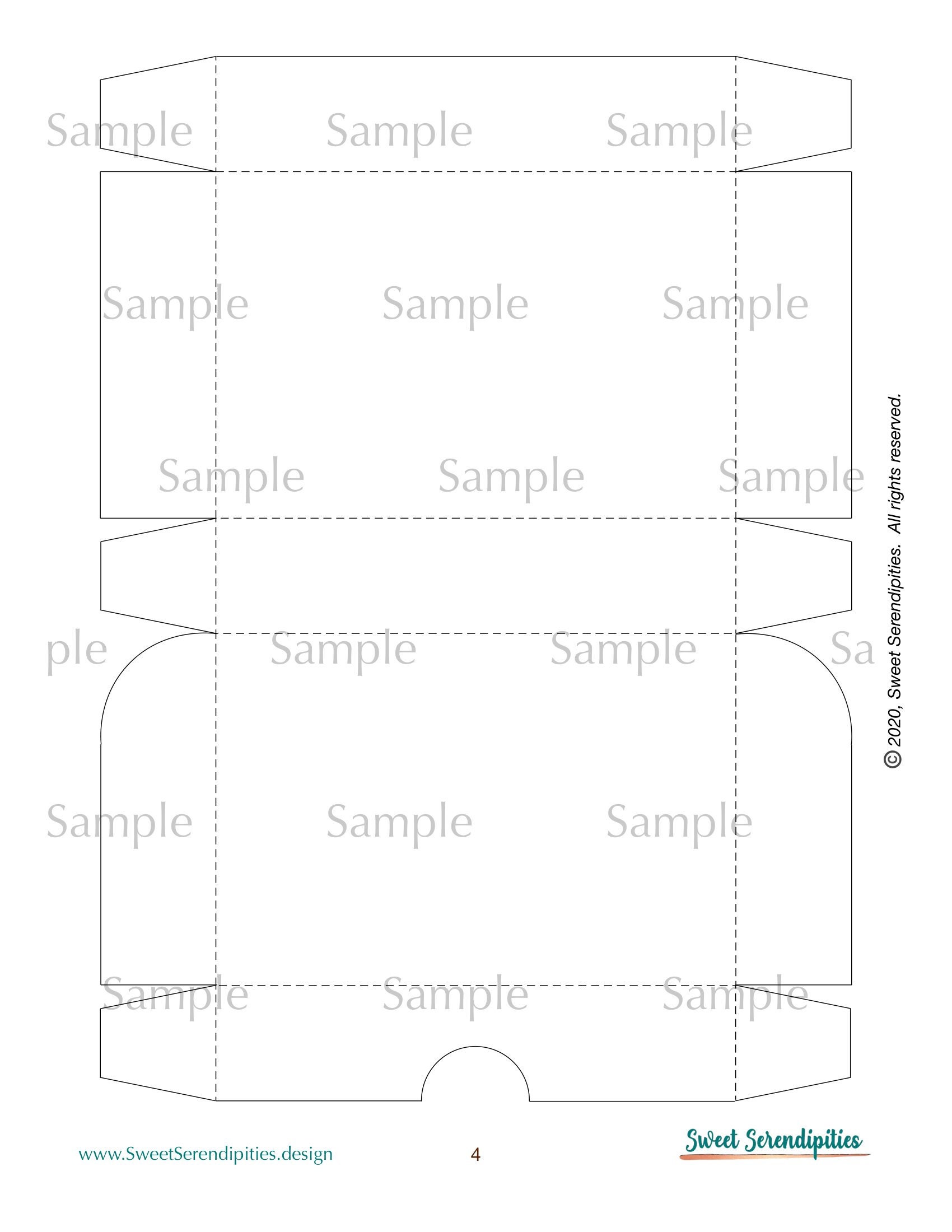 Wooden Box Set (printable Paper Craft) - Etsy