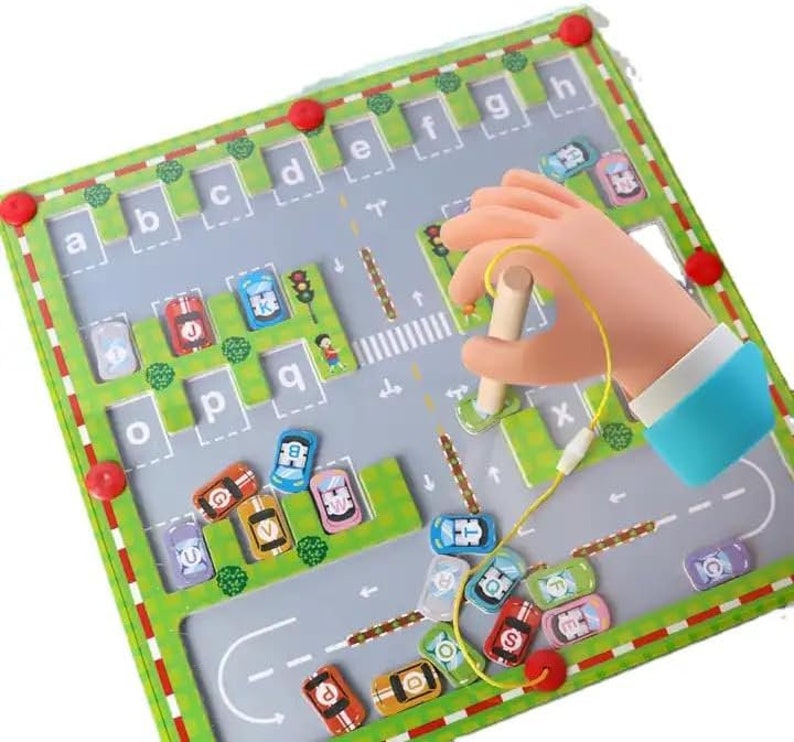Magnetic Alphabet Maze Board, Montessori Fine Motor Skills Toys for ...
