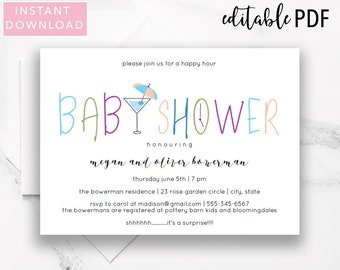 Happy Hour Shower - Etsy