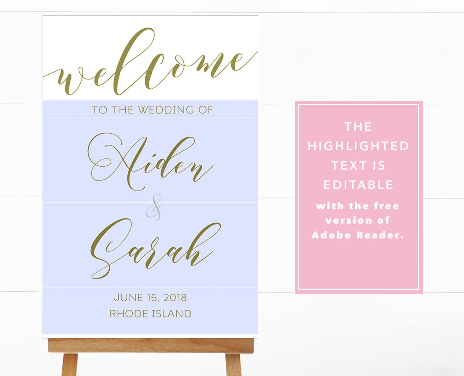 Gold Wedding Welcome Sign Large Wedding Welcome Sign Welcome - Etsy