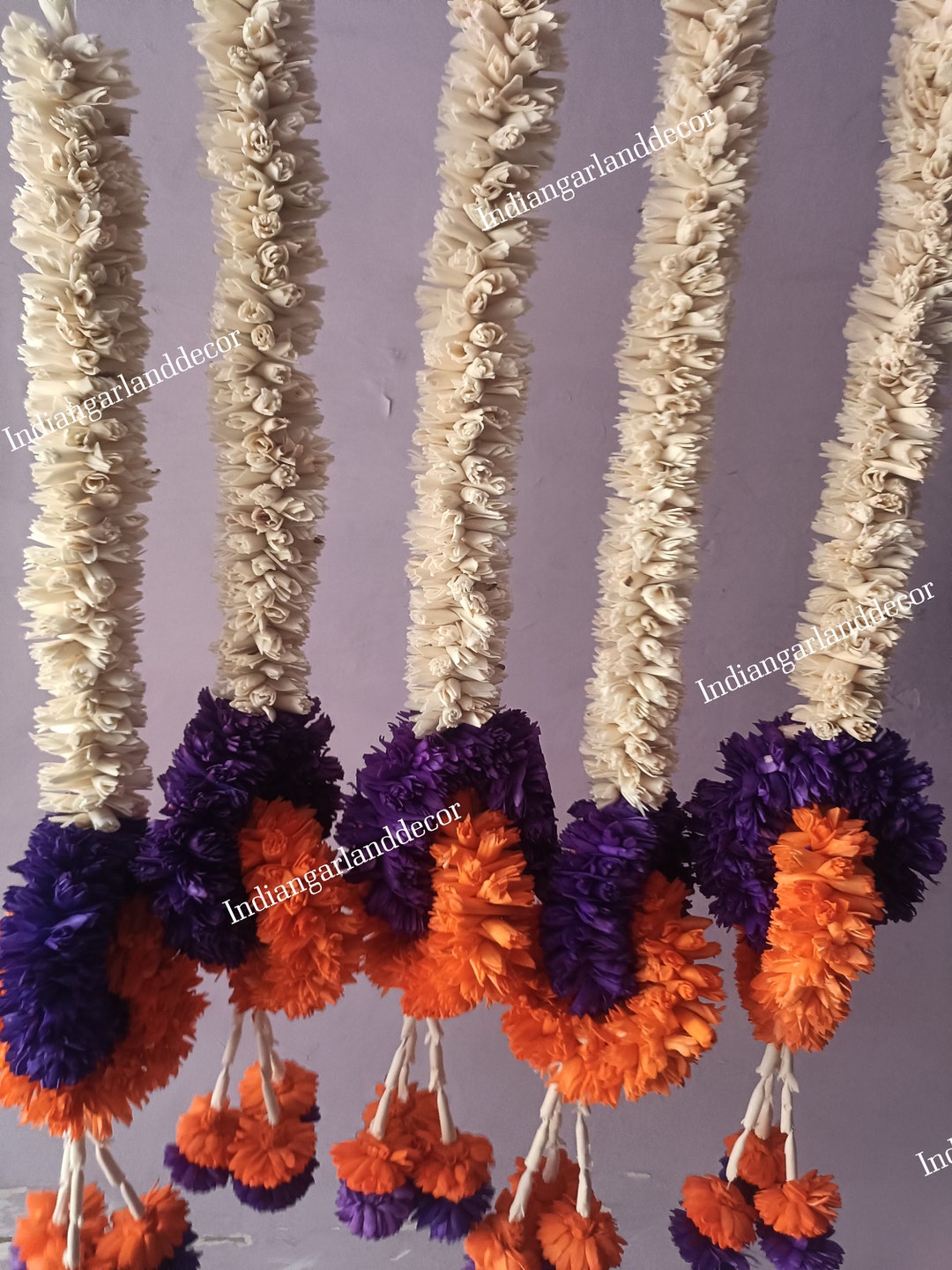 3 Feet Length Sola Wood String With Ring of Indian Flower Garland ...
