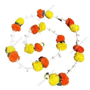 Beautiful Lily Marigold Flower String Artificial Flowers Indian ...