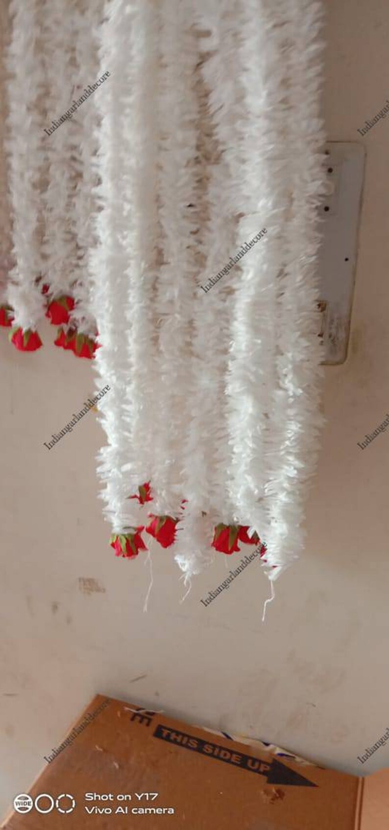 Artificial Jasmine Strings Flower Garland With Roses Indian - Etsy