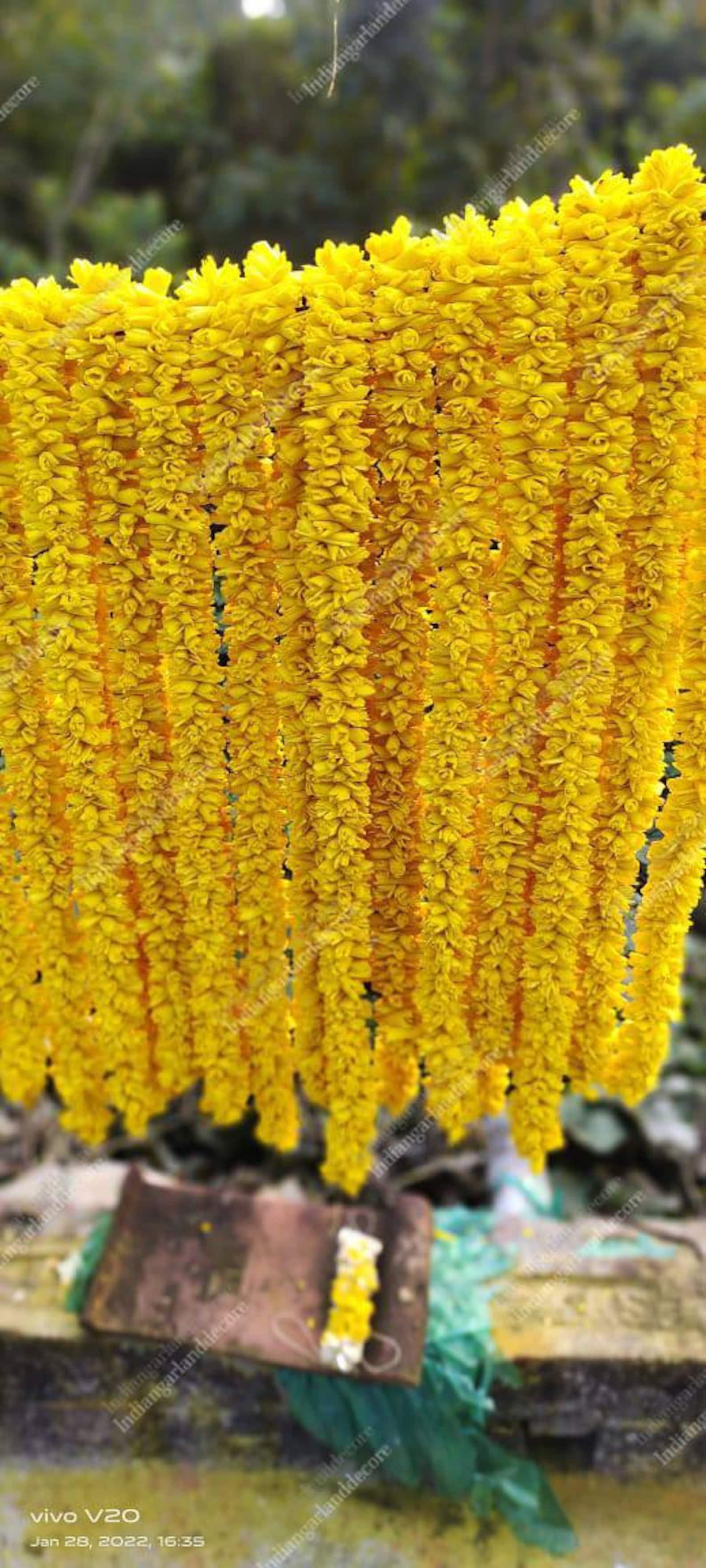 5 Feet Length Sola Wood Strings of Indian Flower Garland - Etsy