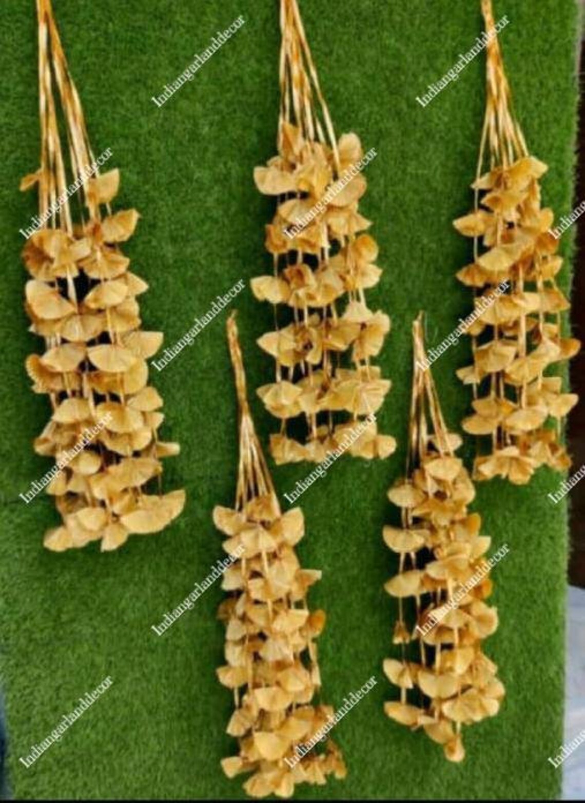 50 Bunches of Gota Flower Tassels With Gota Lace Indian - Etsy