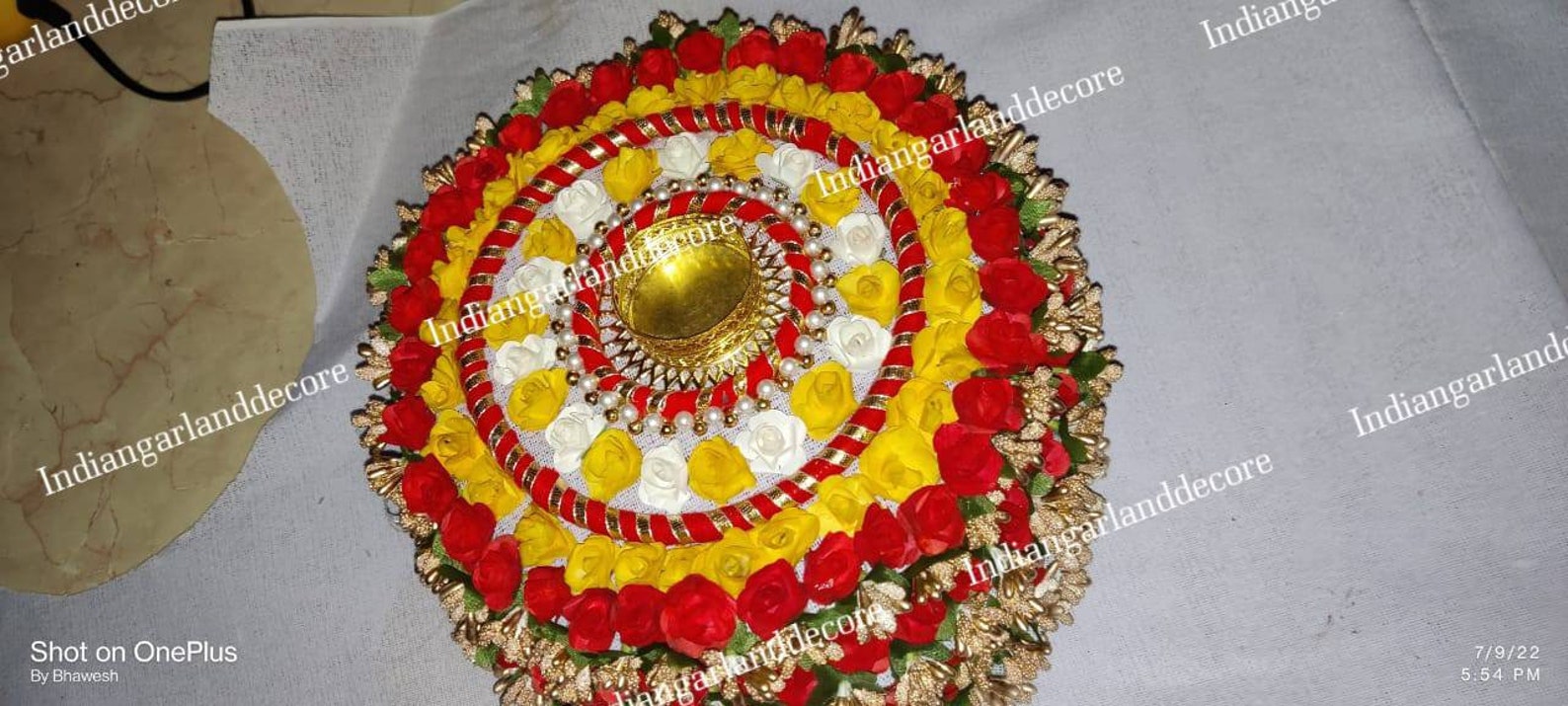 Beautiful Artificial Flower Rangoli Floral Handmade - Etsy