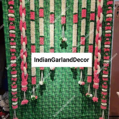 5 Strings of Sola Wood Decoration South Indian Paper Flower - Etsy