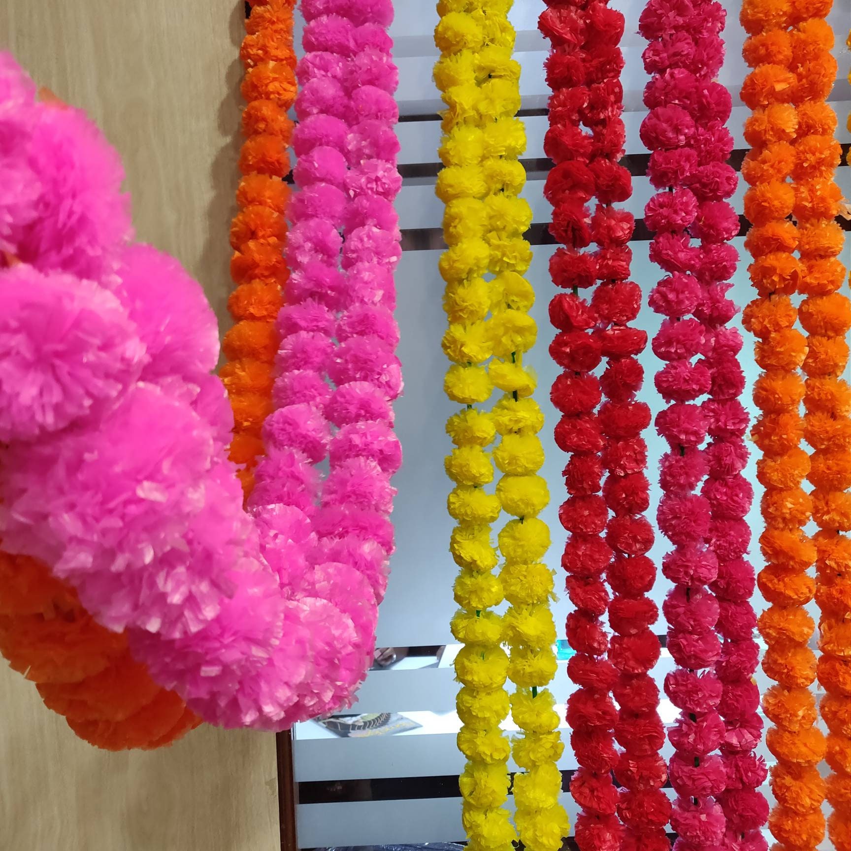 Express Shipping 20 Strings of Indian Flower Garland Indian | Etsy