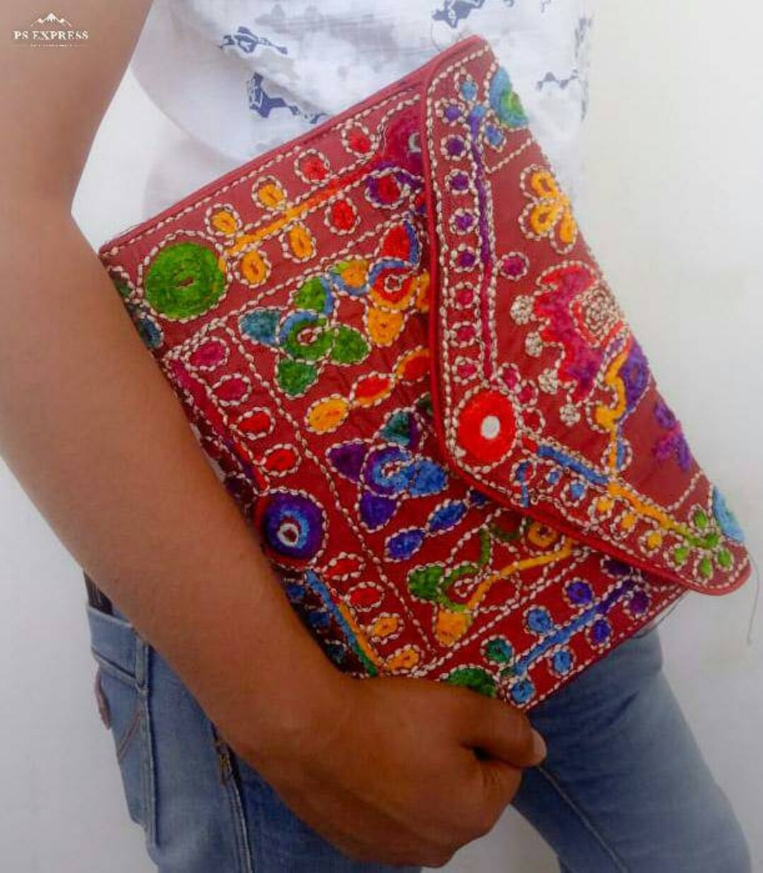 Beautiful Indian Banjara Bags Envelope Bags Evening Bags Lady Purses ...