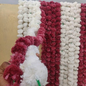 Express Shipping 20 Strings of Indian Flower Garland Indian Decoration ...