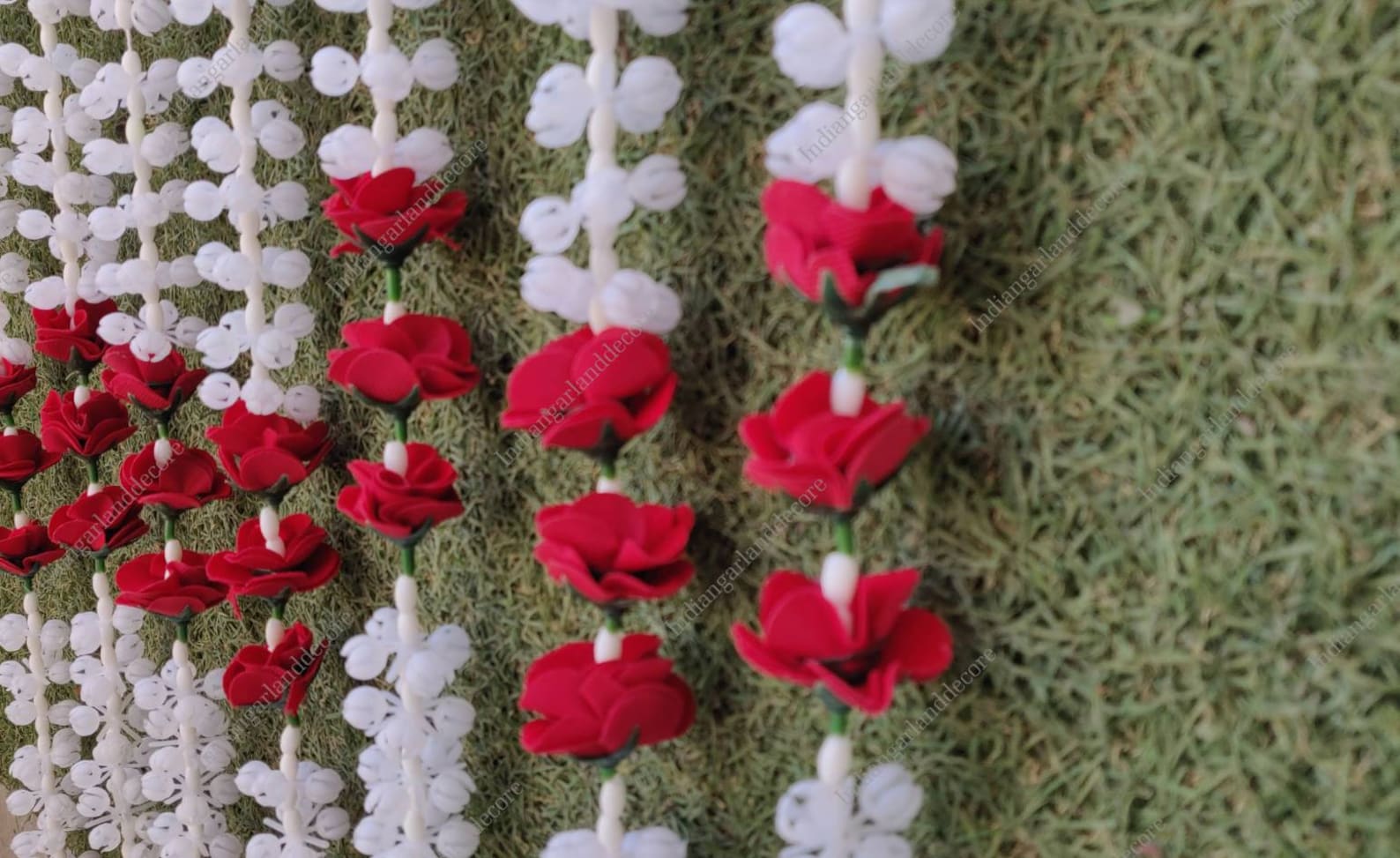 White Beautiful Mogra Strings of Indian Flower Garland Indian - Etsy