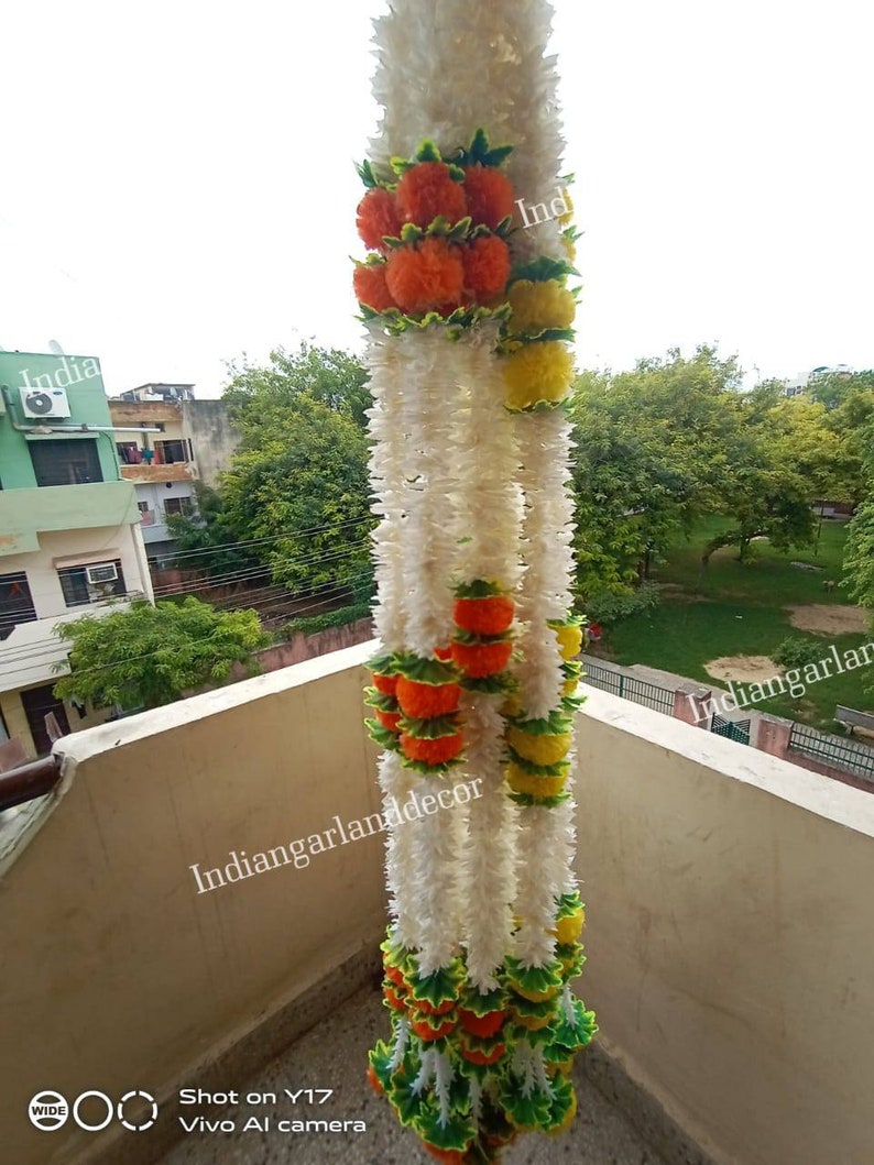 5 Piece Lot Jasmine Strings of Indian Flower Garland Indian - Etsy