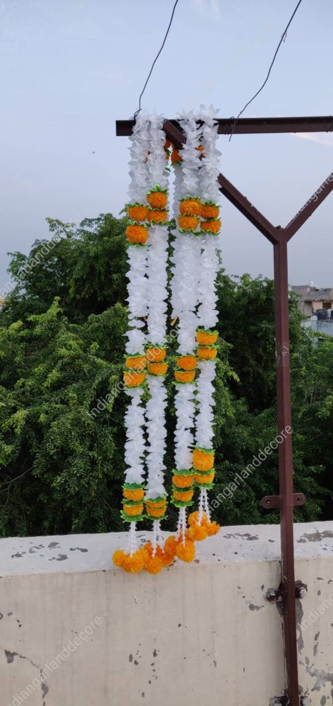 5 Piece Lot Jasmine Strings of Indian Flower Garland Indian - Etsy