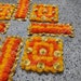 Square Beautiful Artificial Flower Rangoli Floral Handmade - Etsy