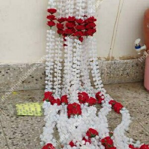 White Beautiful Mogra Strings of Indian Flower Garland Indian | Etsy