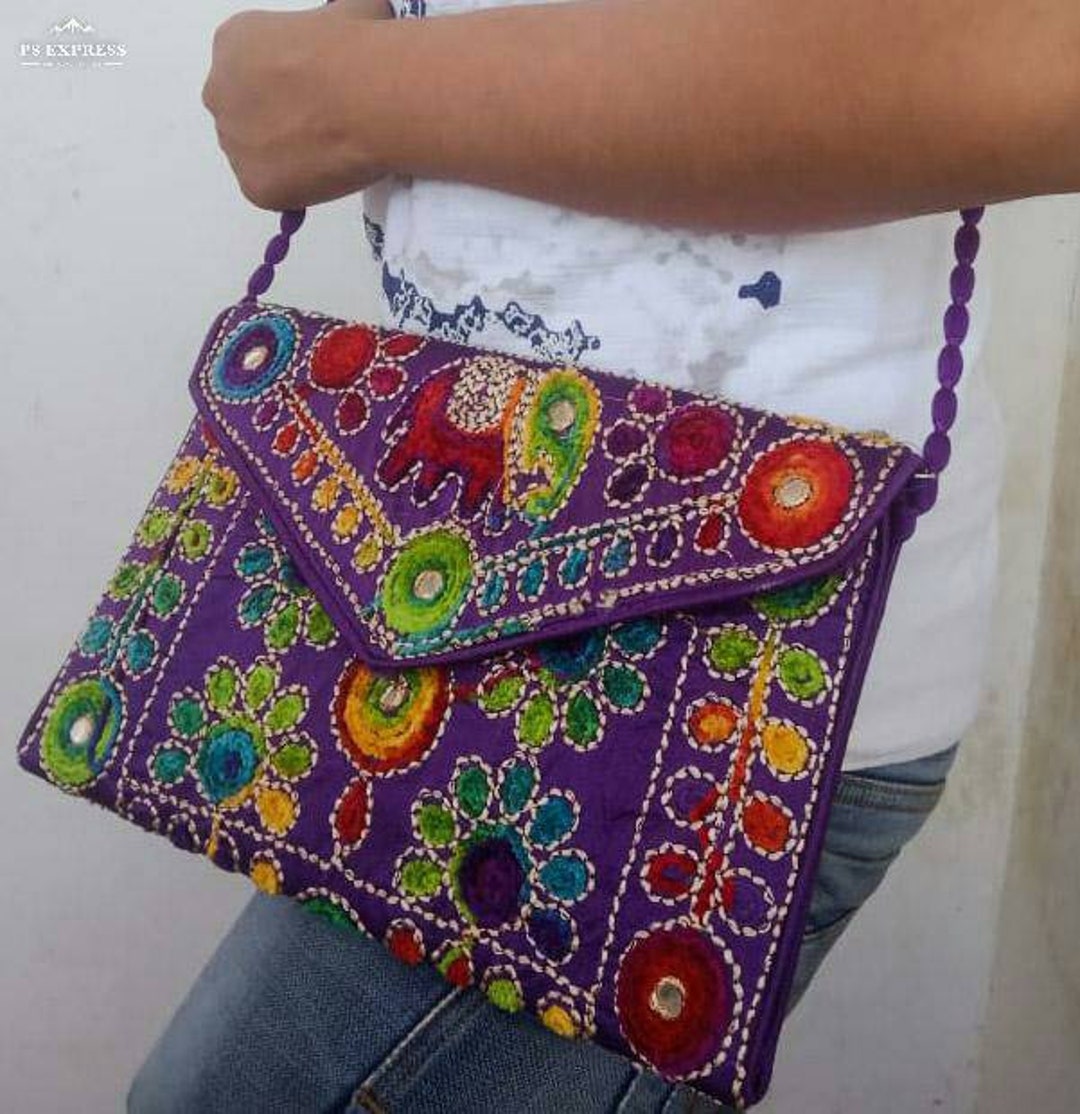Beautiful Indian Banjara Bags Envelope Bags Evening Bags Lady - Etsy
