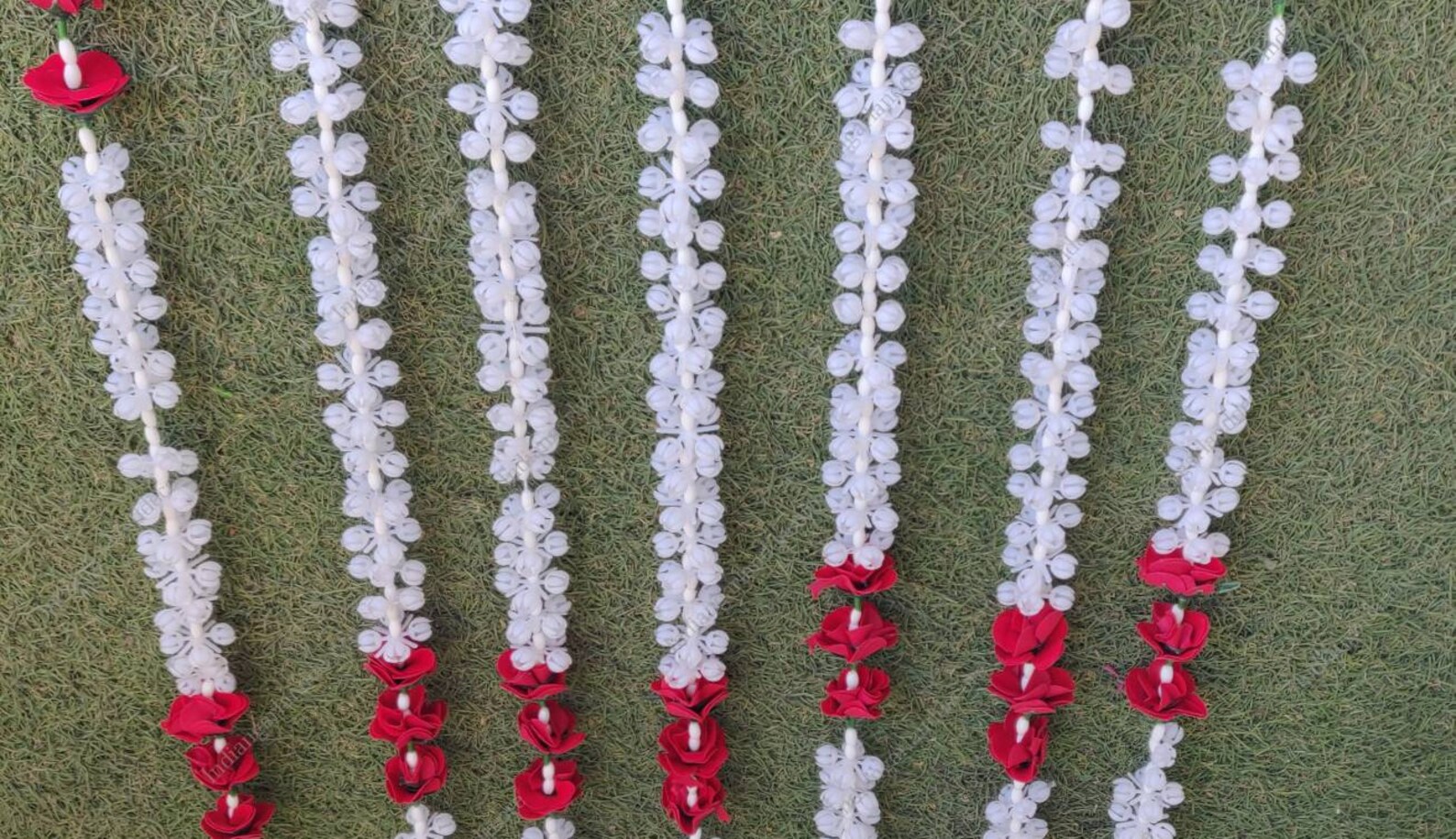 White Beautiful Mogra Strings of Indian Flower Garland Indian - Etsy