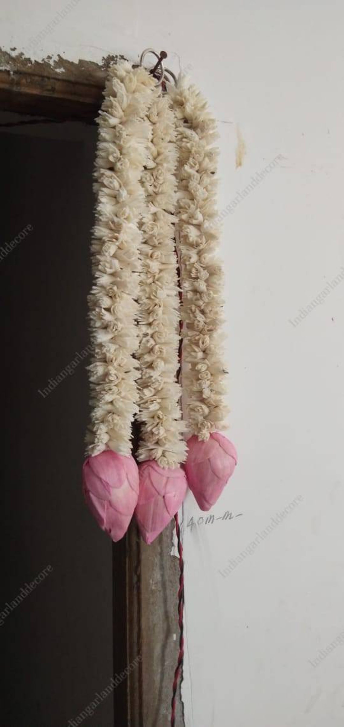 3 Feet Length Sola Wood String With Lotus of Indian Flower | Etsy