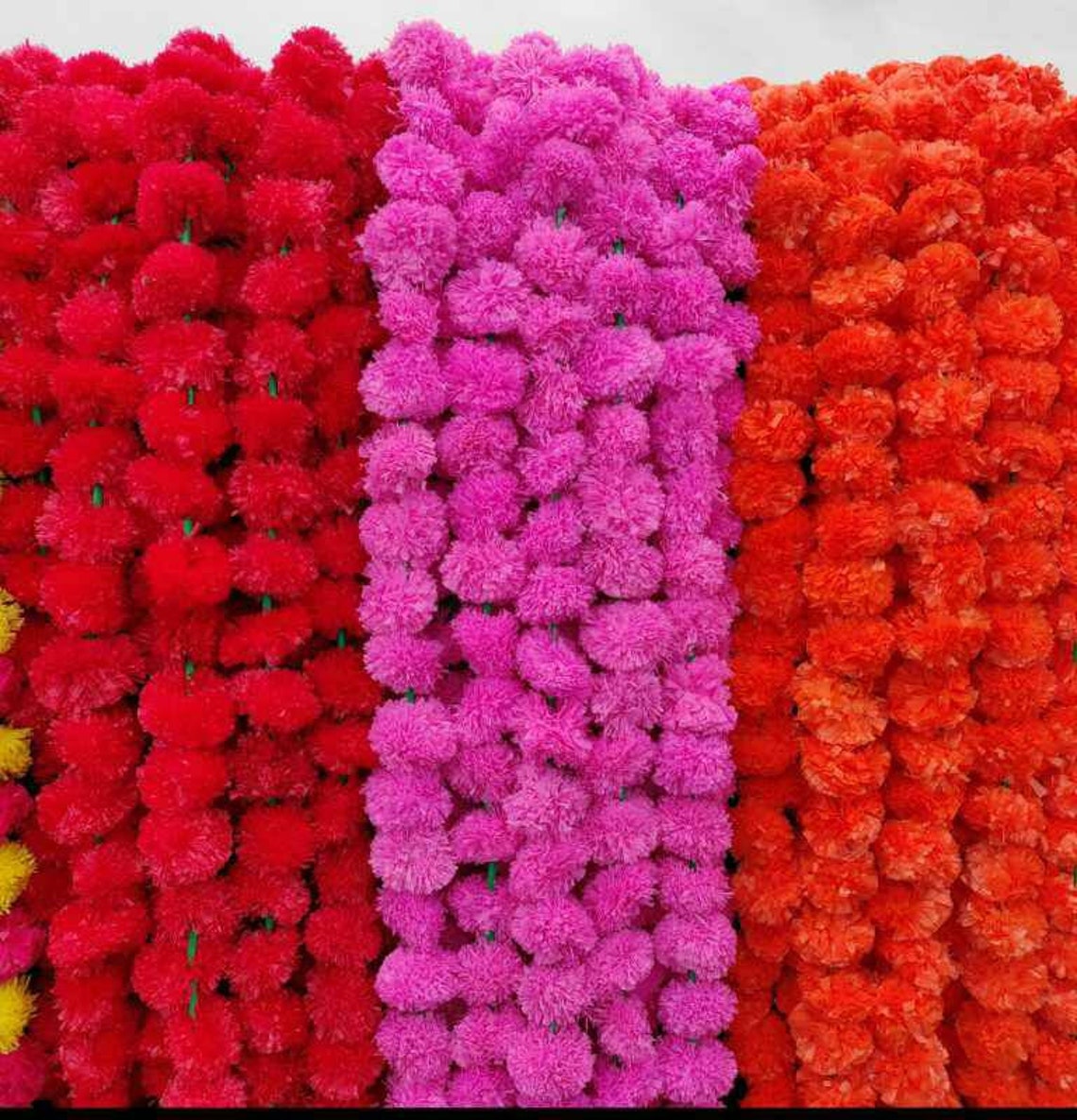 Express Shipping 20 Strings of Indian Flower Garland Indian - Etsy