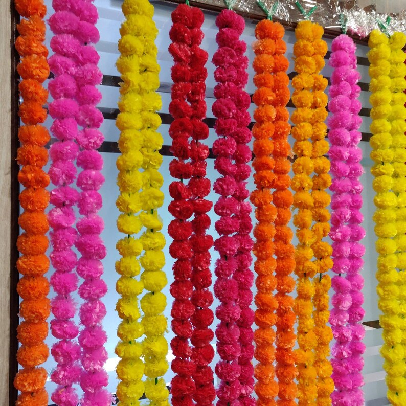 Express Shipping 100 Strings of Indian Flower Garland Indian | Etsy