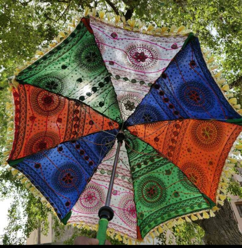 10 Pieces Lot Traditional Design Indian Wedding Umbrella Decoration ...
