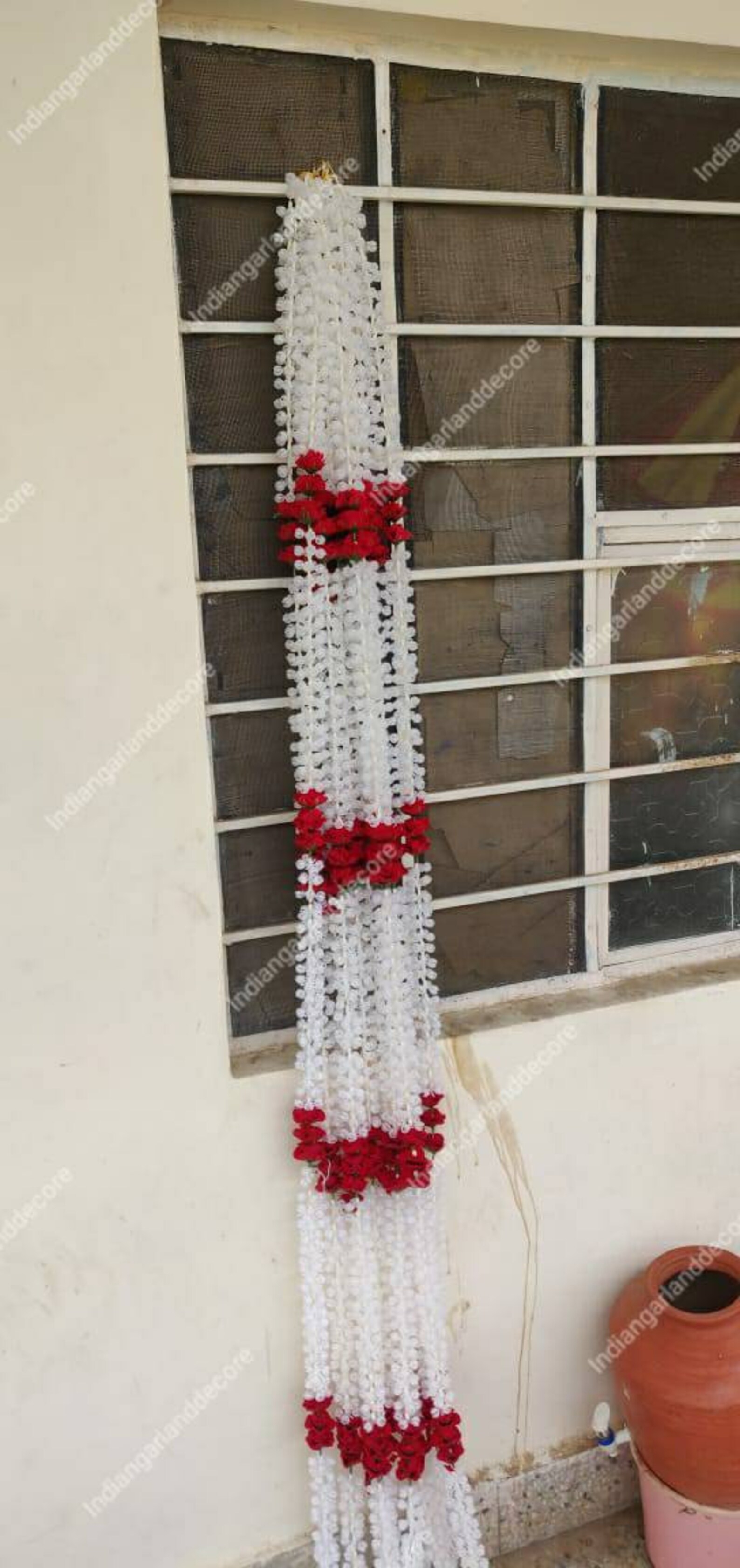 White Beautiful Mogra Strings of Indian Flower Garland Indian | Etsy