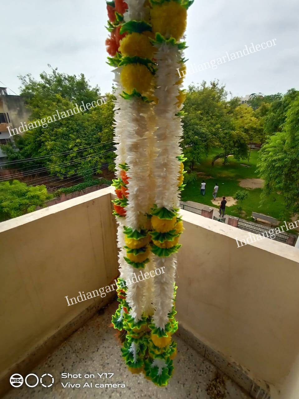 5 Piece Lot Jasmine Strings of Indian Flower Garland Indian Decoration ...